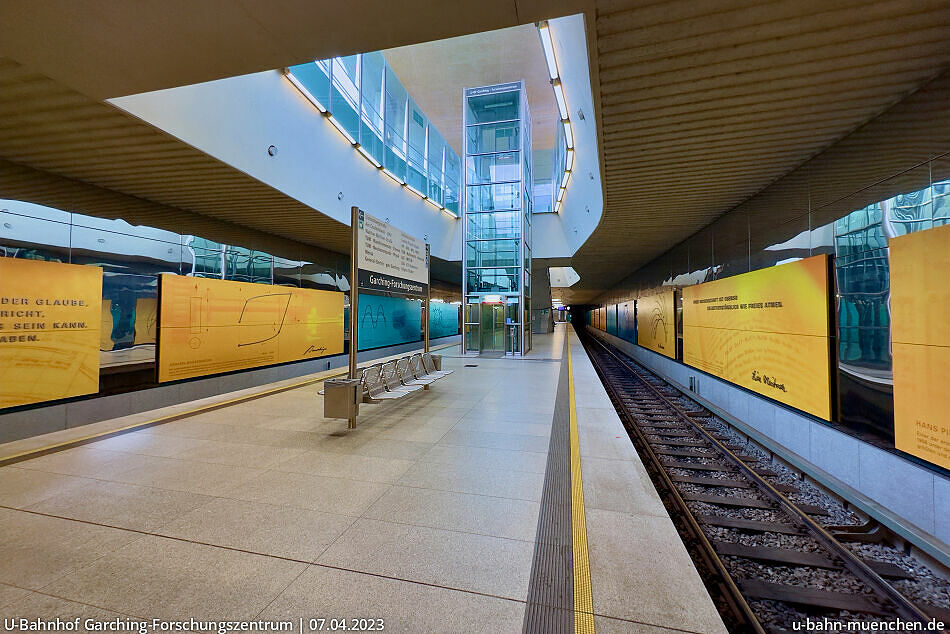 U-Bahnhof Garching-Forschungszentrum (U6) - U-Bahn München