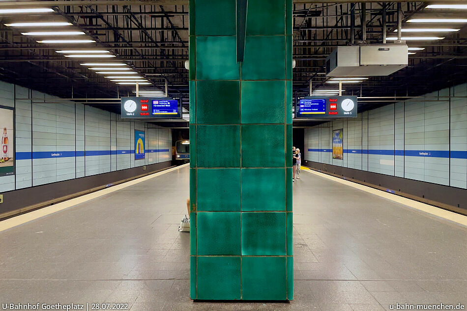 U-Bahnhof Goetheplatz (U3, U6) - U-Bahn München