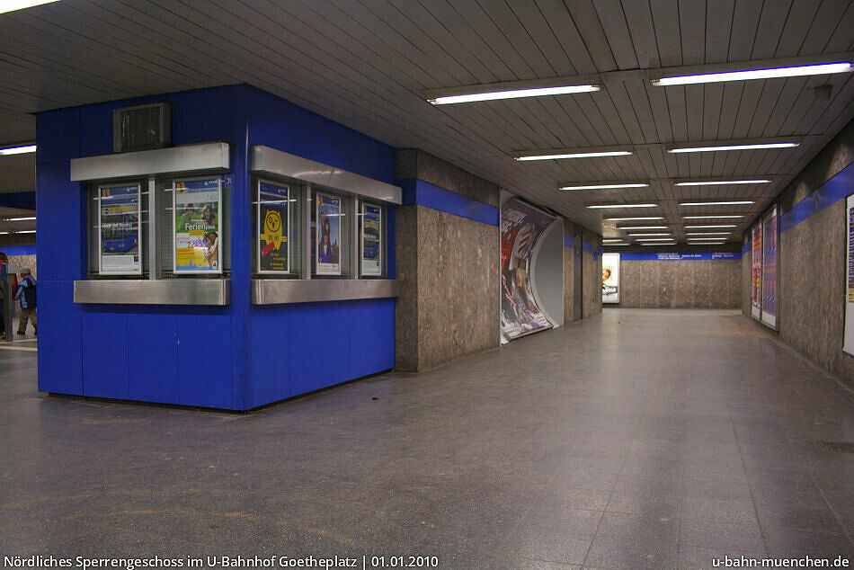 U-Bahnhof Goetheplatz (U3, U6) - U-Bahn München