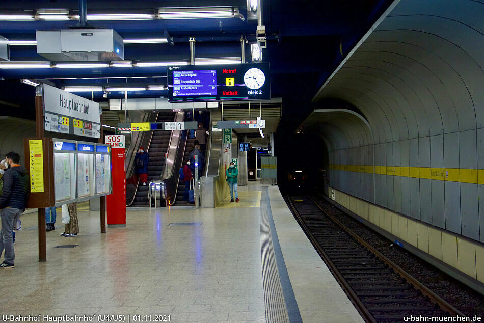 U-Bahnhof Hauptbahnhof (U4, U5) - U-Bahn München