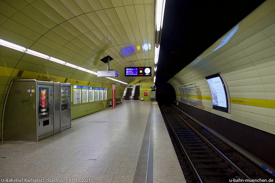 U-Bahn München - U-Bahnhof Karlsplatz (Stachus) (U4, U5)