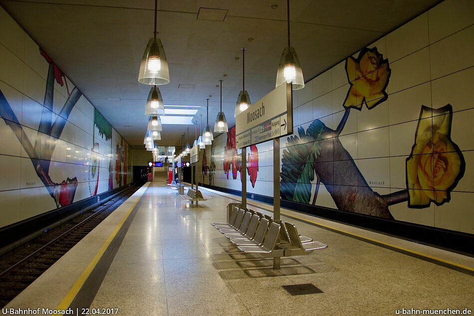 U-Bahnhof Moosach (U3) - U-Bahn München