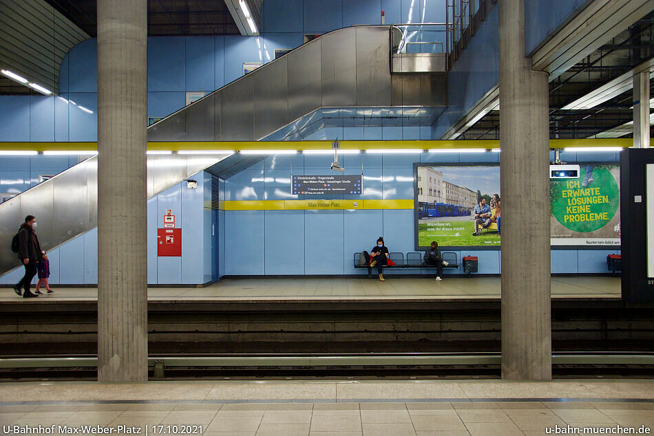 U-Bahnhof Max-Weber-Platz (U4, U5) - U-Bahn München