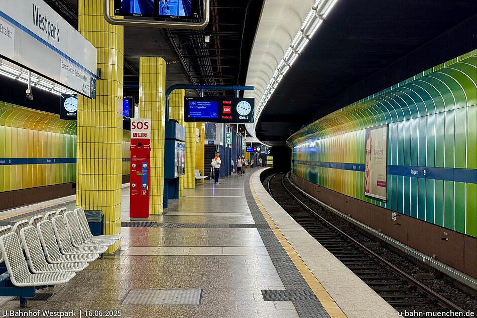 U-Bahnhof Westpark (U6) - U-Bahn München